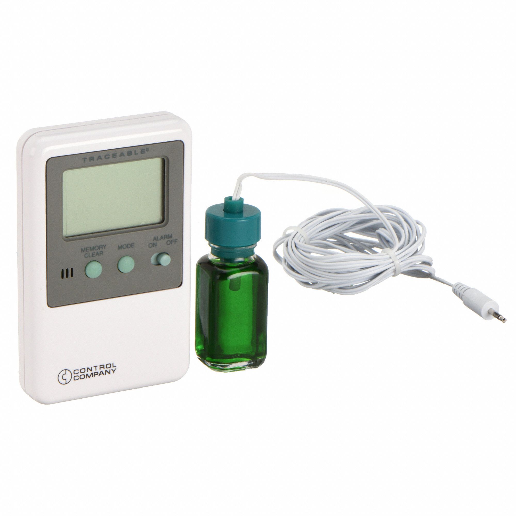 TRACEABLE Digital Thermometer, (1) Glycol Filled 15 mL Glass Bottle ...