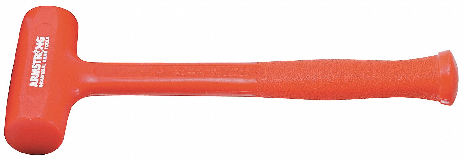 Dead Blow Hammer, 14 oz. Head Weight, Urethane over Steel Handle ...