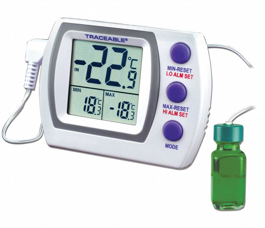 TRACEABLE Termómetro Digital , 3/4 pulg. - Termómetros Digitales para ...
