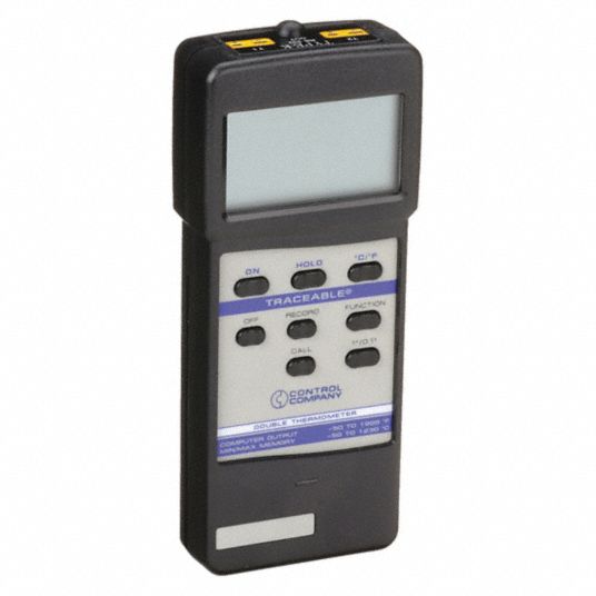 TRACEABLE, -50°F to 1,999°F, For Type K Thermocouple Type, Thermocouple ...