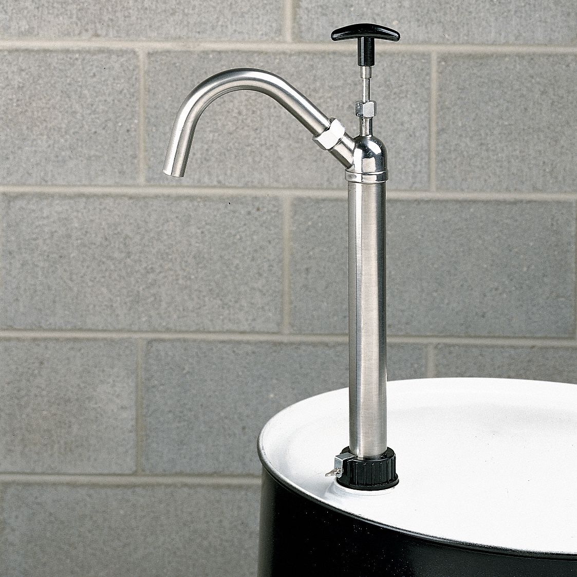 Hand Operated Drum Pump, Piston, Basic Pump with Spout, Max. Head ...