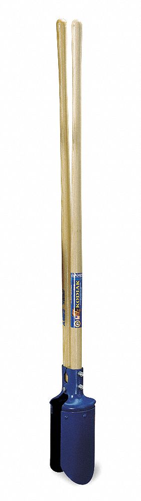 JACKSON, Hardwood Handle Material, 48 in Handle Lg, Post Hole Digger ...