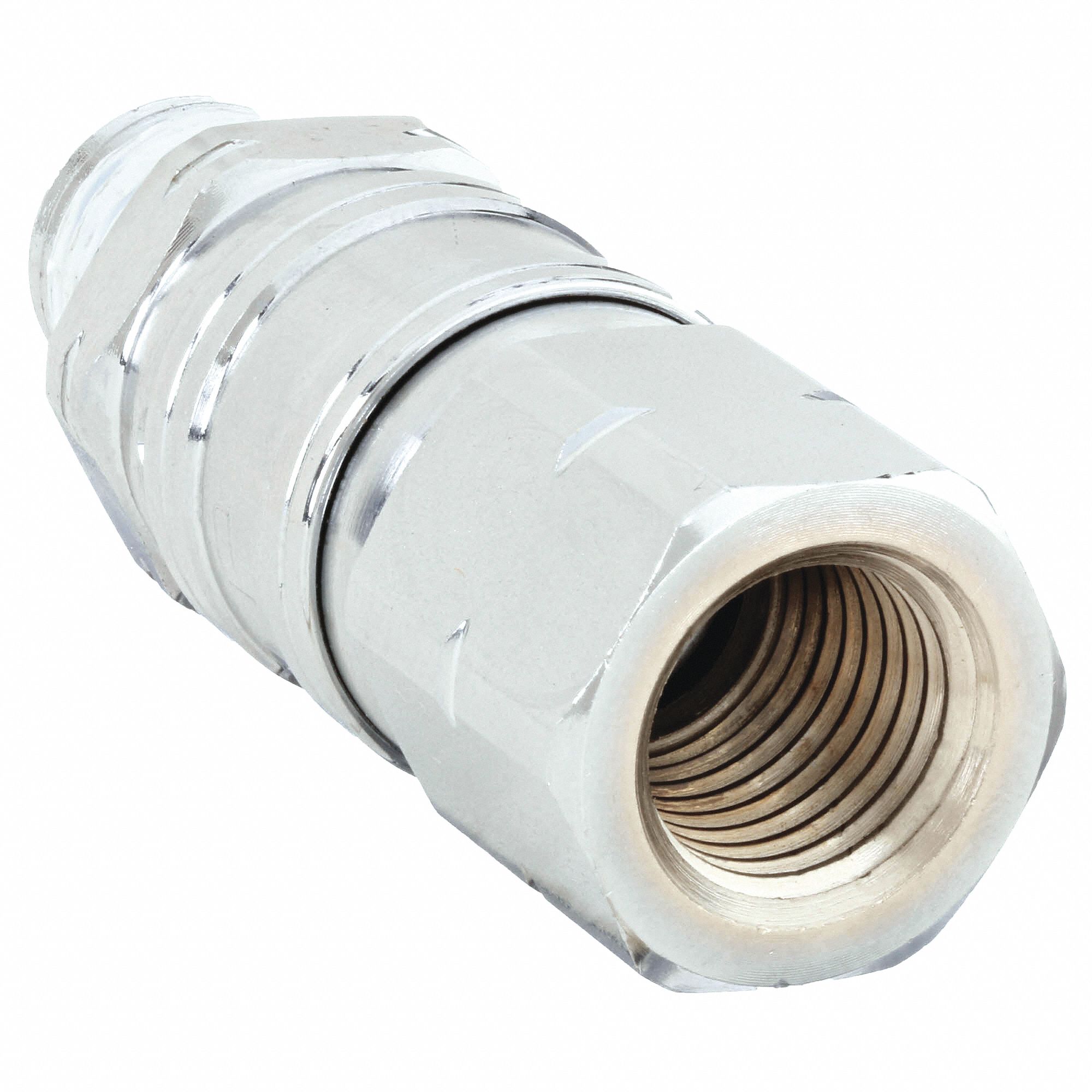 Steel, Nickel-Plated Steel, Swivel Connector - 3KVG5|14NFNMH05 - Grainger