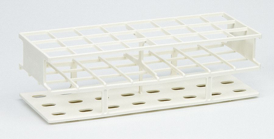 Test Tube Rack, White - Grainger