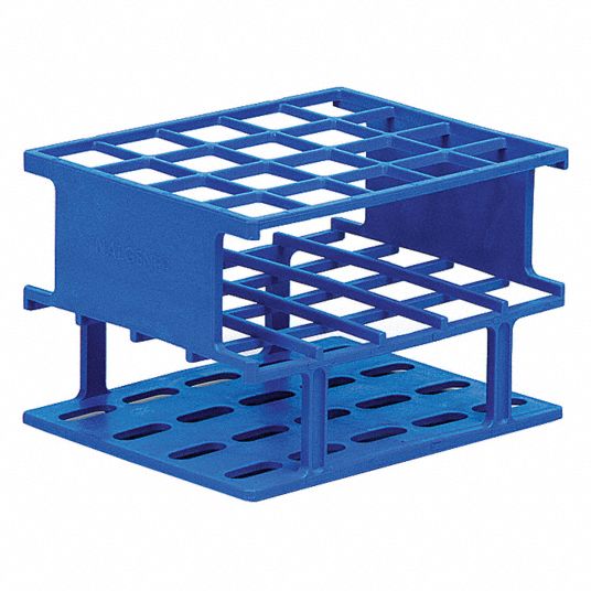 Test Tube Rack, Blue - Grainger