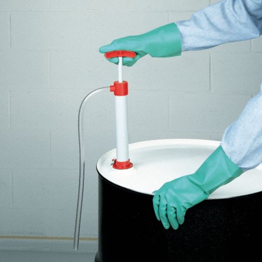 Hand Operated Drum Pump, Piston, Basic Pump with Discharge Hose, Max ...