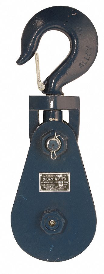 B/A PRODUCTS CO. 6I-15T10 Snatch Block 30 000 lb. Sheave OD 10 In. for ...