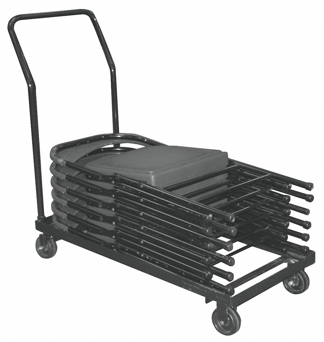 APPROVED VENDOR Folding Chair Dolly,19x35 - Chair and Table Carts ...