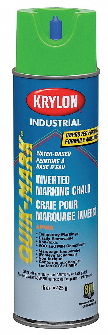 KRYLON INDUSTRIAL INVERTED MARKING CHALK,GREEN - 12865 - KRYKWBC3506A ...