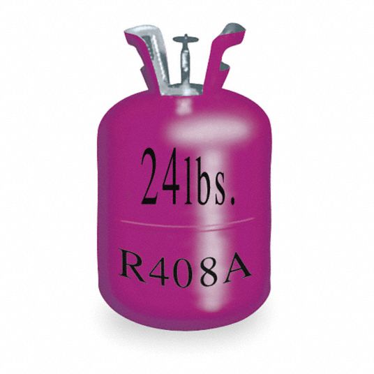 FORANE Refrigerant: R-408A, 24 lb Container Size, Purple, Cylinder ...