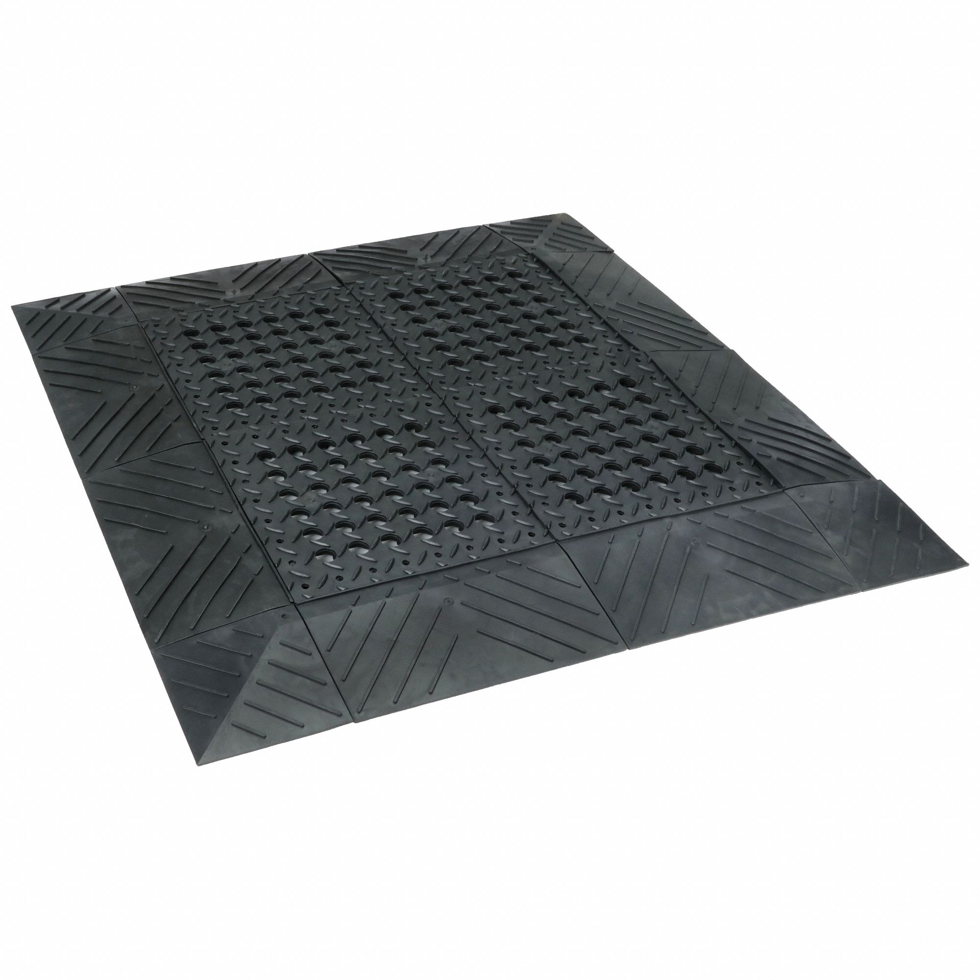 3 ft x 3 ft, 1 in Thick, Interlocking Drainage Mat - 3LCY8|620S3636BL ...