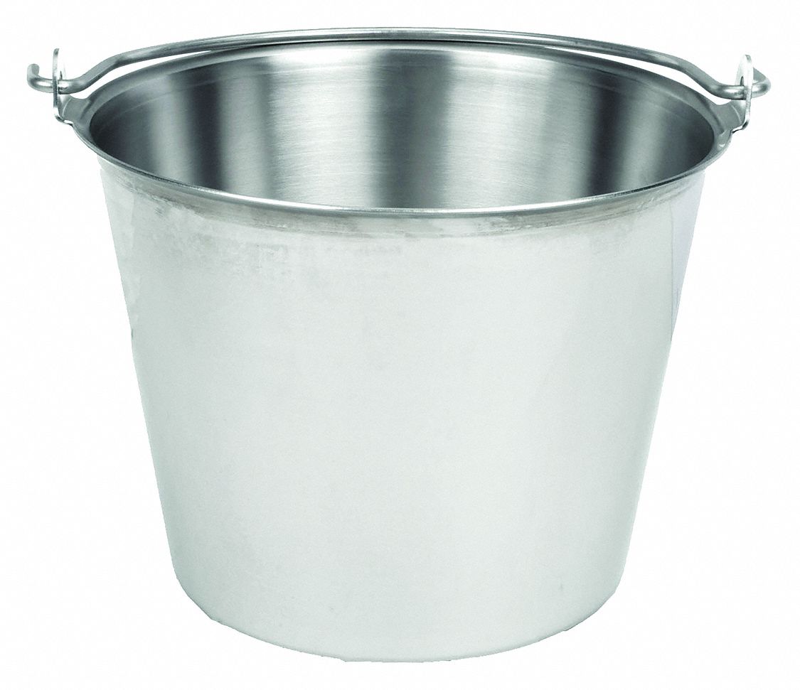 CONBAR, 4 gal, Stainless Steel, Storage Pail - 3LDY4|8460-16 - Grainger