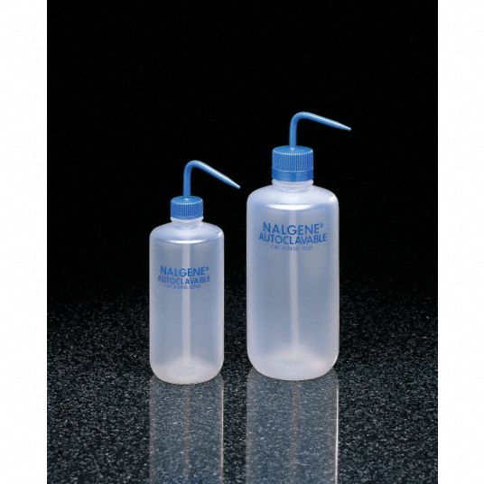 Autoclavable, Wash Bottle; Nonvented Narrow Mouth - Grainger