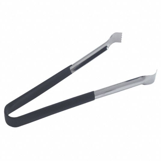12 in Overall Lg, Stainless Steel, Pom Tongs - 3LEG8|47322 - Grainger