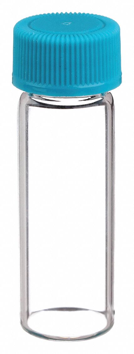 Borosilicate Glass, 6 mL Capacity - mL, Vial with Cap - 3LEH2|3LEH2 ...