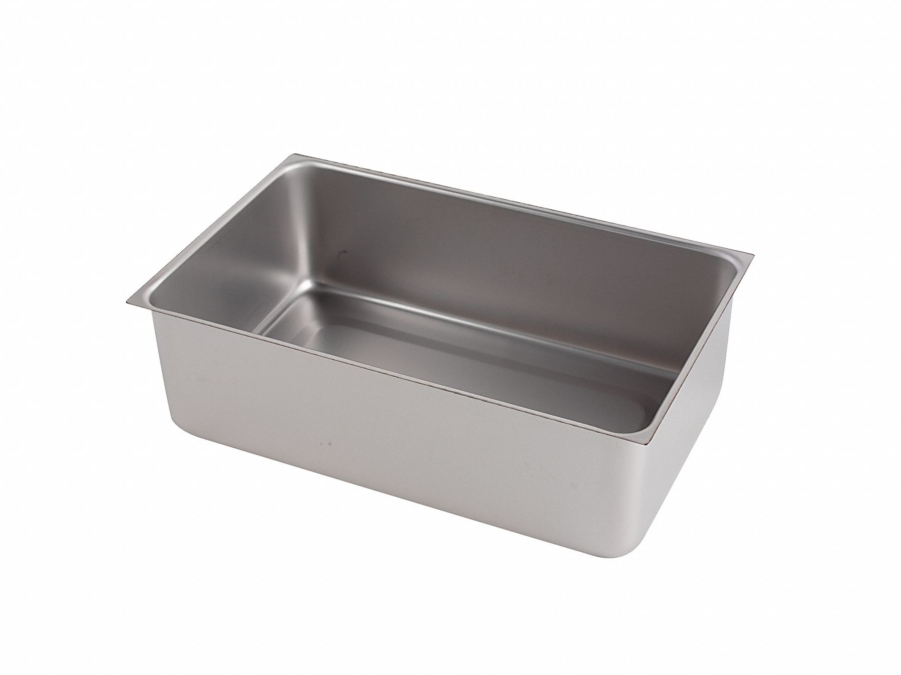 Solid Pan, 304 Stainless Steel, 6 3/8 in Height, 12 3/4 in Width, 20 3/ ...