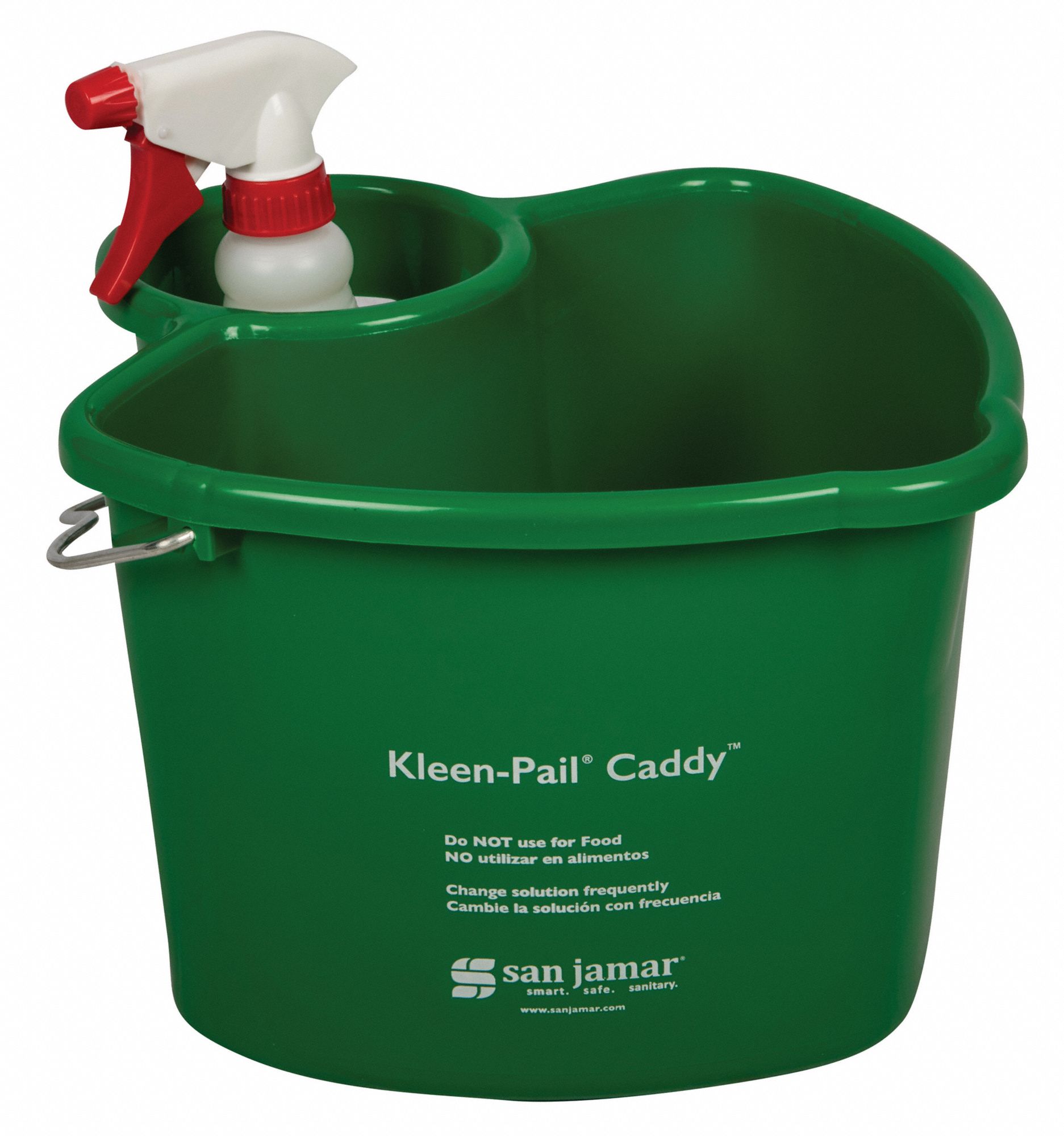 KLEEN-PAIL Caddy Pail, 1 gal., Plastic - 3LFG3|KP500GR - Grainger