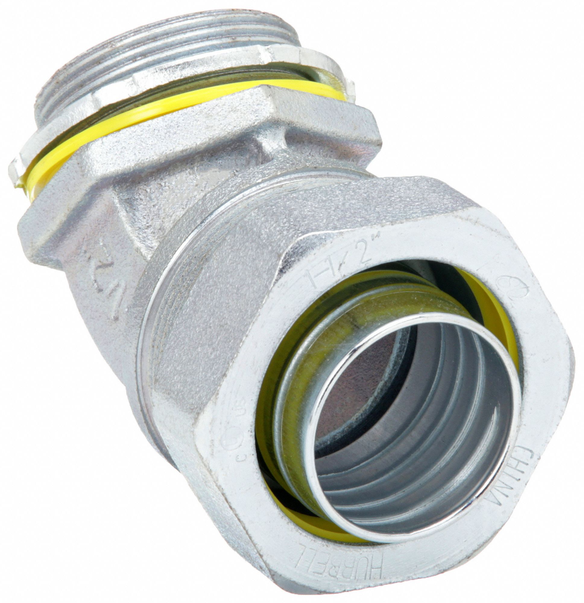 Steel/Iron, 1 1/2 in Trade Size, Liquid-Tight Conduit Fitting - 3LK81 ...