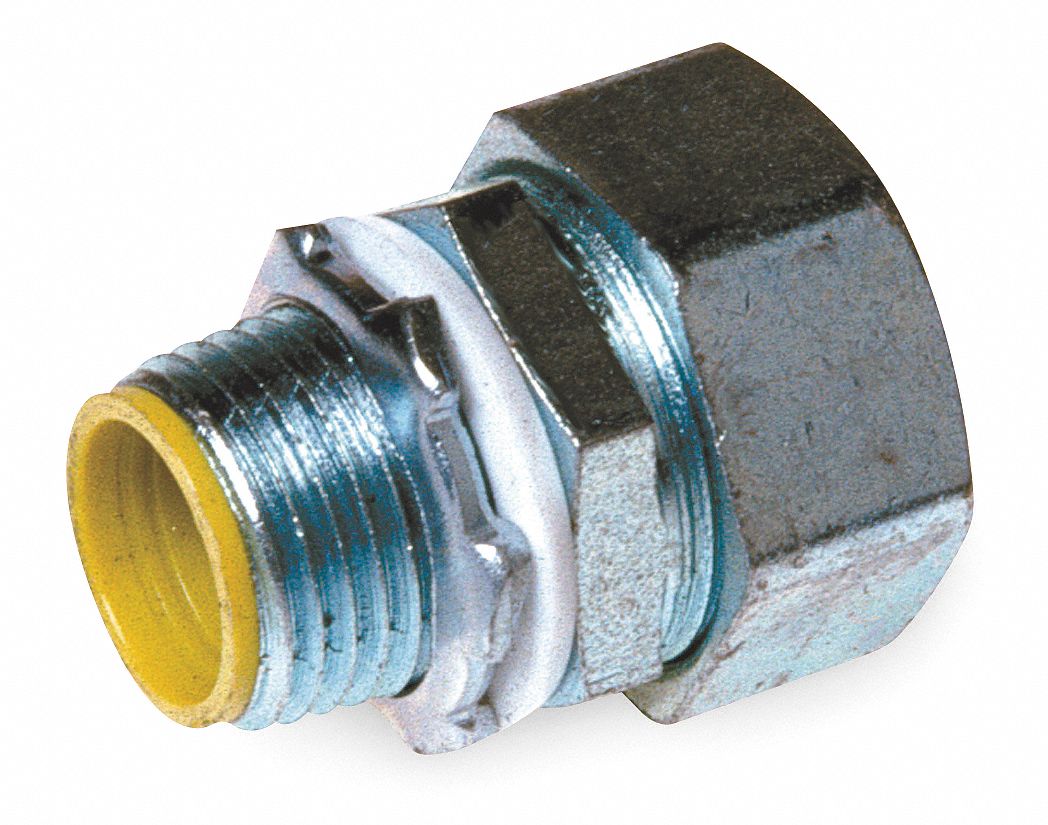 RACO Raco 3513RAC Raco Liquid-Tight Conduit Fitting: Steel/Iron, 3/4 in ...