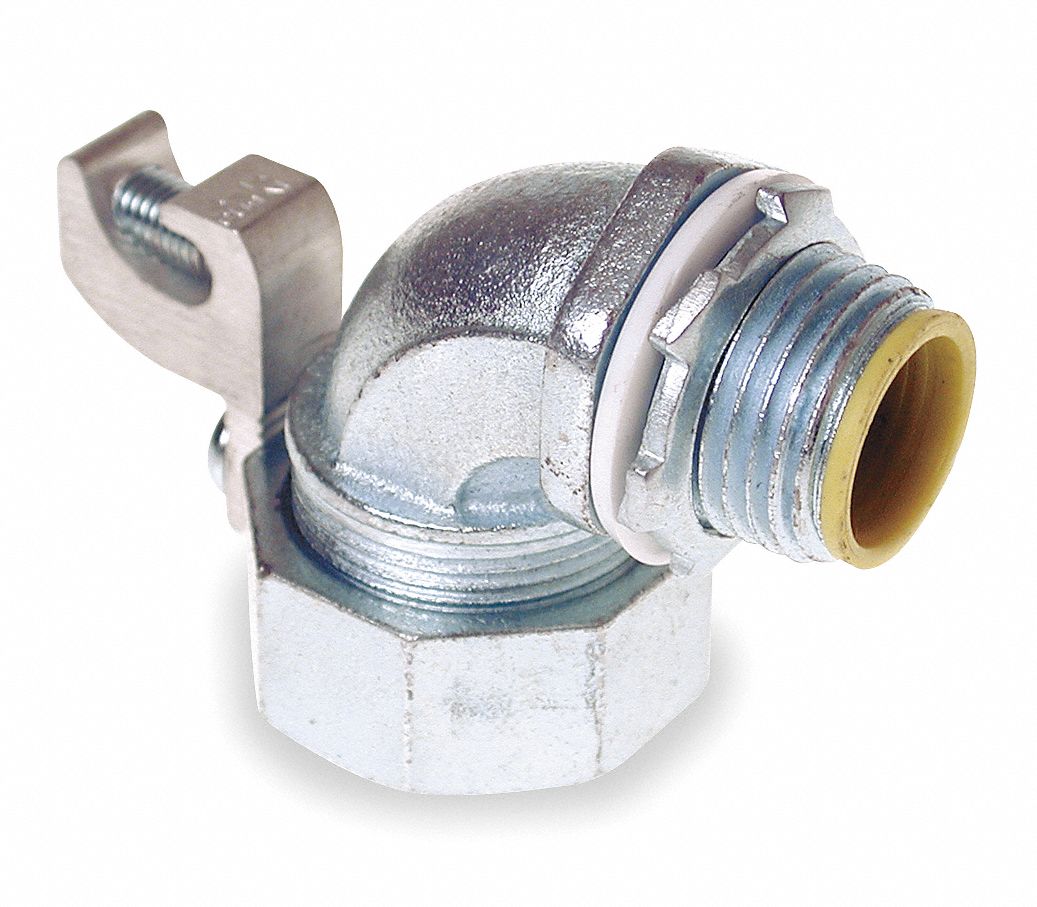 RACO Liquid-Tight Conduit Fitting: Steel/Iron, 1/2 in Trade Size ...