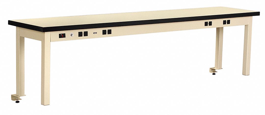 TENNSCO Electrical Shelf Riser, Plastic Laminate/Steel, 18 in Height ...