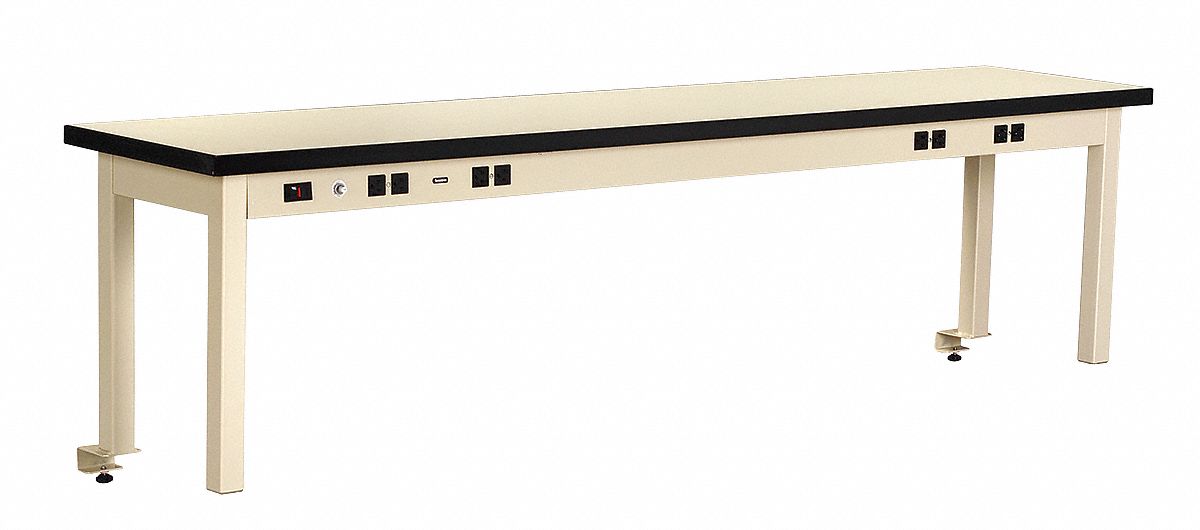 TENNSCO Electrical Shelf Riser, Plastic Laminate/Steel, 18 in Height ...