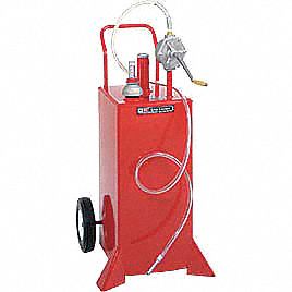 Fuel Caddy, Steel Material, 30 gal Capacity, Used For Gas/Diesel/Mixed ...