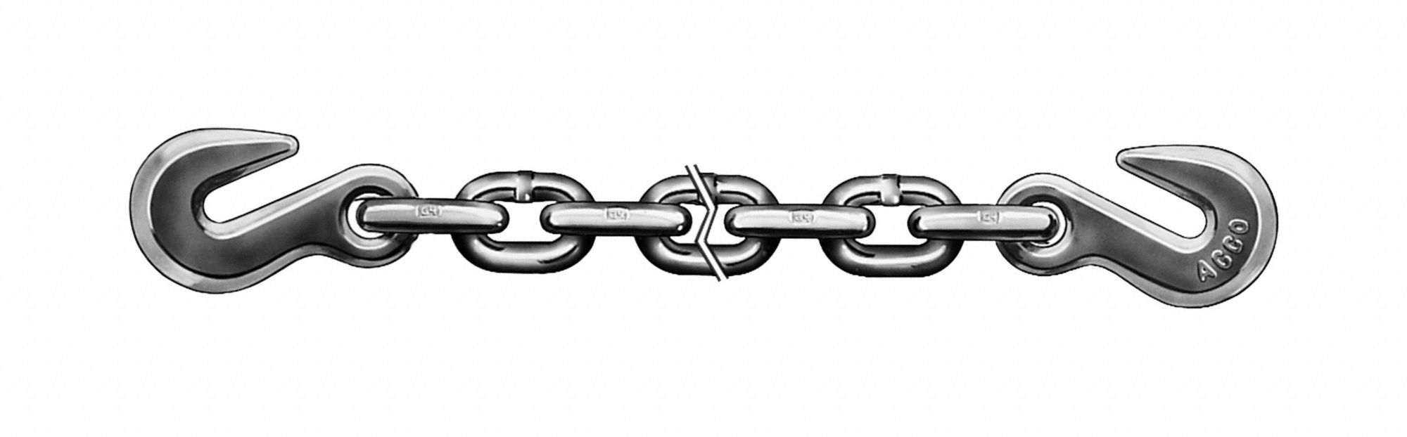 LIFT-ALL, 20 ft Overall Lg, High Carbon Steel, Straight Chain - 3LLK2 ...