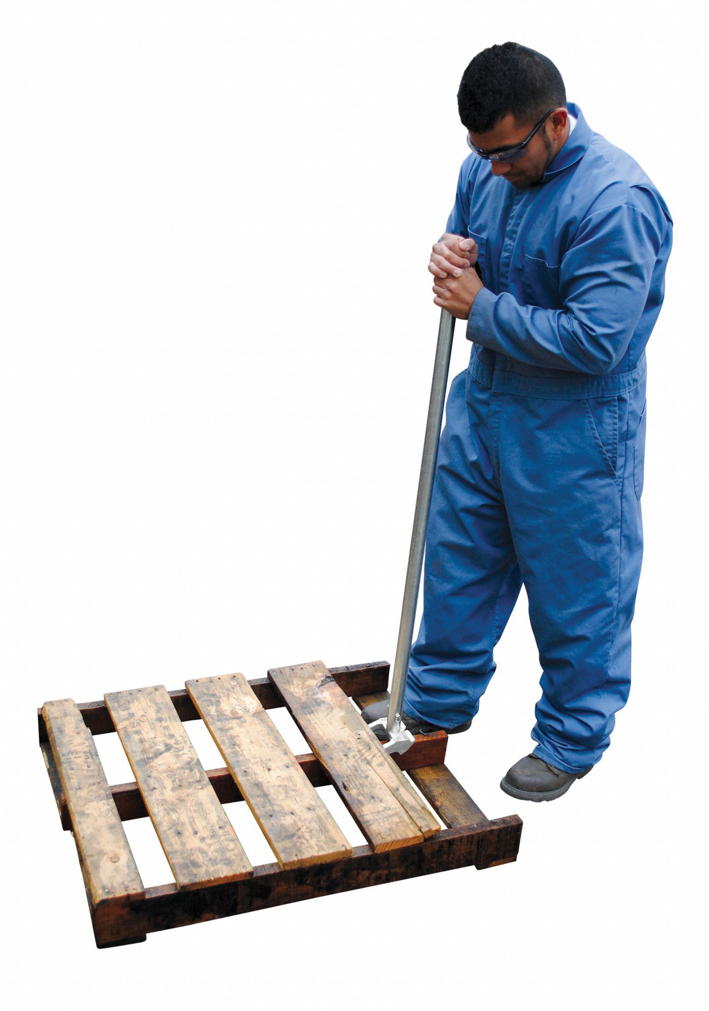 VESTIL Pallet Buster: Claw End, 44 in Overall Lg, 1 1/8 in Bar Wd, 4 in ...