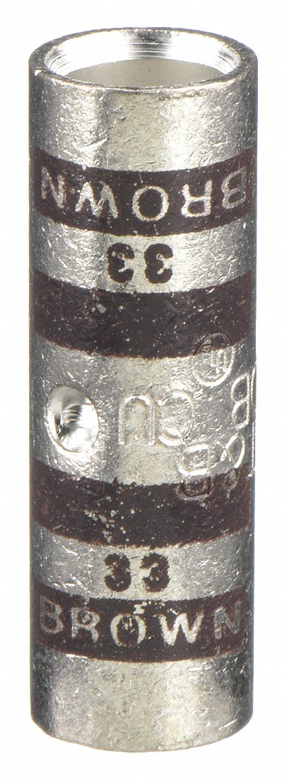 THOMAS & BETTS, Std Barrel Size, Brown Color, Short-Barrel Splice ...