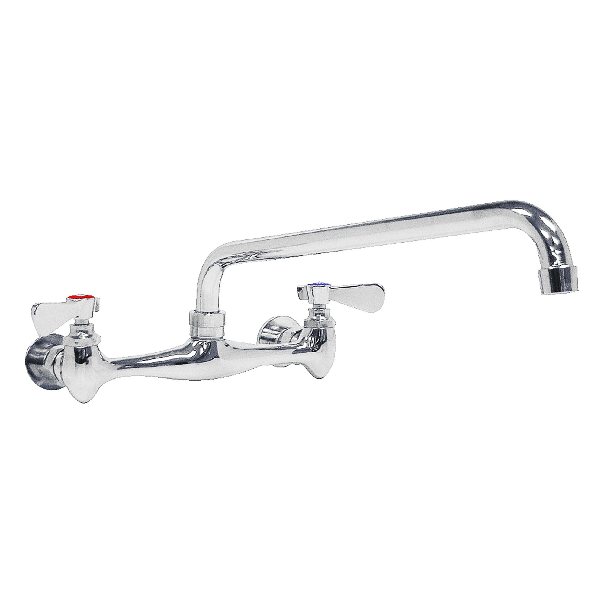 ADVANCE TABCO, Heavy Duty, Brass, Straight Kitchen Faucet - 3LMR7|K1-GR ...
