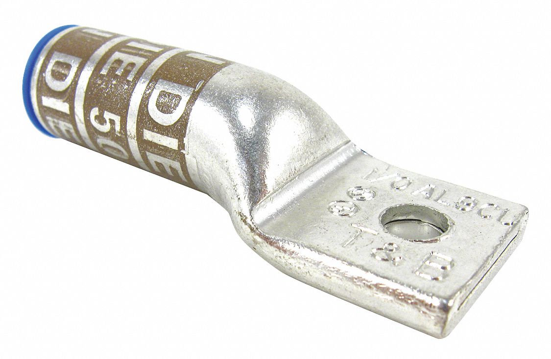 350 kcmil Max Wire Size, 1/2 in Stud Size, One-Hole Lug Compression ...