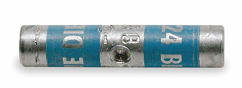 THOMAS & BETTS Long-Barrel Splice: Long Barrel Size, Blue Color, 8 AWG ...
