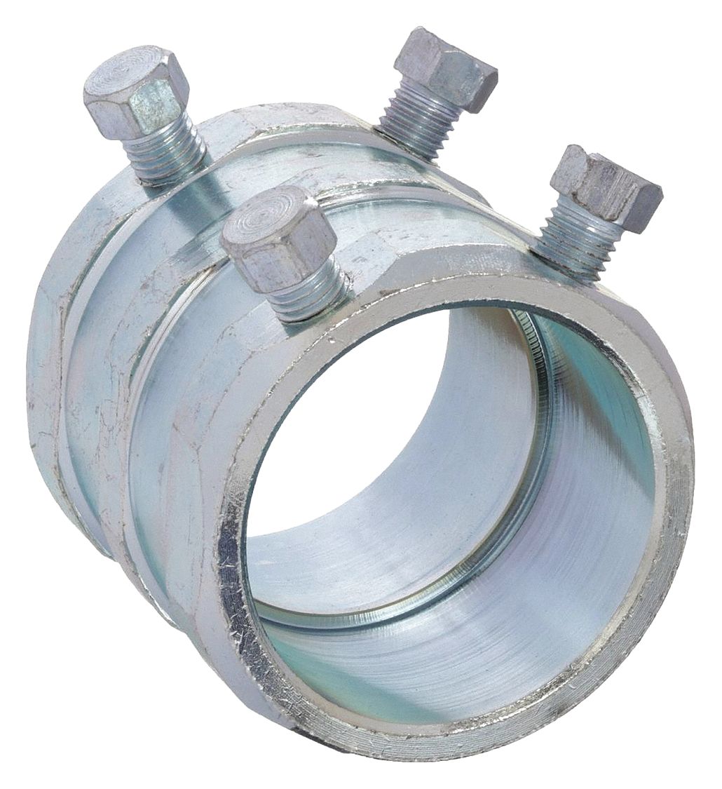 Steel, 1 1/4 in Trade Size, Set Screw Coupling - 3LP83|3LP83 - Grainger