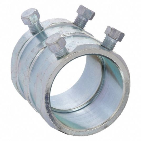 Steel, 1 1/4 in Trade Size, Set Screw Coupling - 3LP83|3LP83 - Grainger