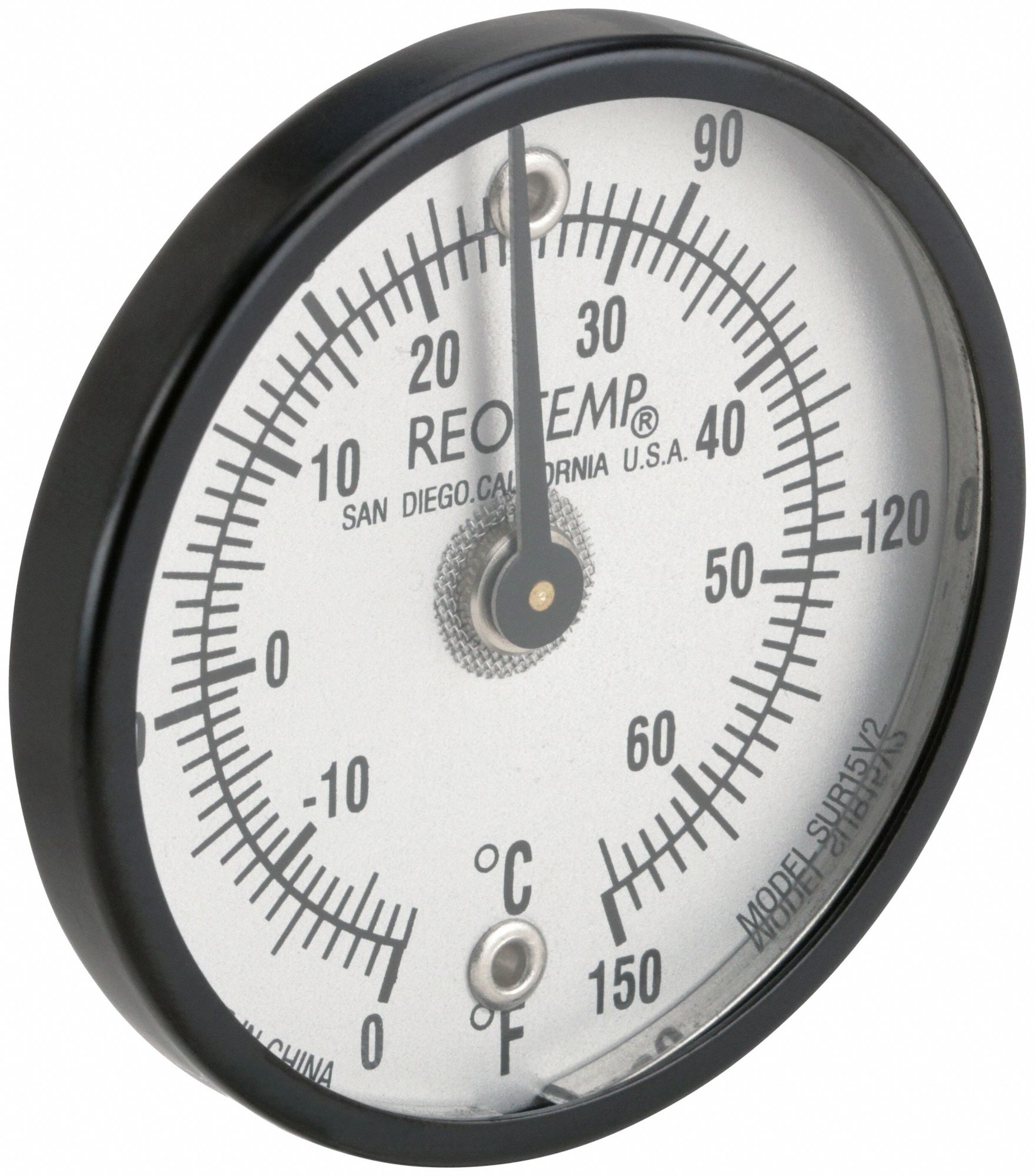 REOTEMP, 0°F to 150°F /-20°C to 65°C, +/- 2% Full Scale Accuracy ...