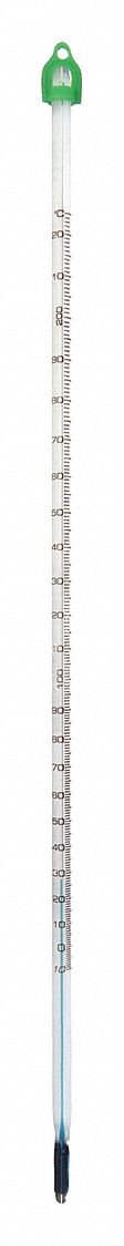 Liquid In Glass Thermometer, Immersion Depth Total Immersion - Grainger