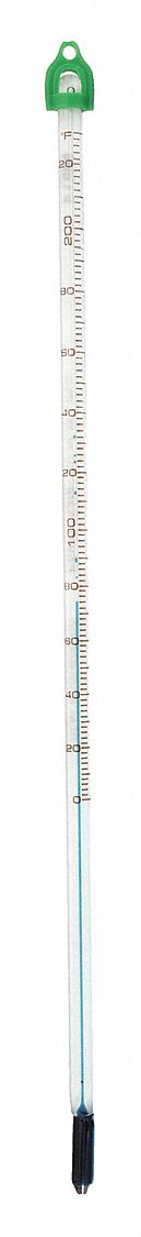 12 in Lg. x 300 mm Immersion, NIST, Liquid In Glass Thermometer - 3LPY7 ...