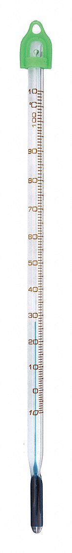 Liquid In Glass Thermometer, Immersion Depth Total Immersion - Grainger