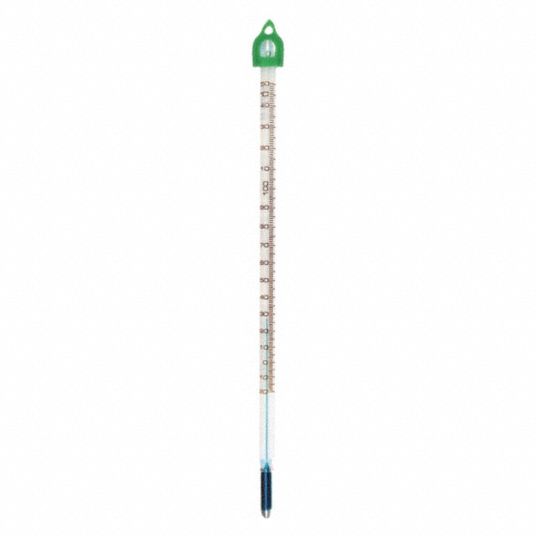 Liquid In Glass Thermometer, Immersion Depth Total Immersion - Grainger