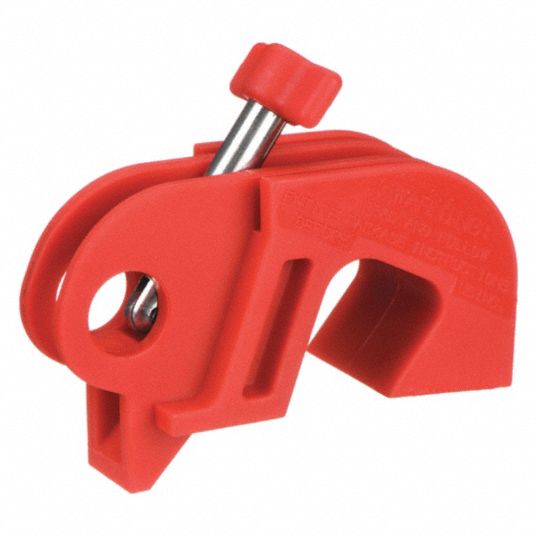 Circuit Breaker Lockout, 120/277, No-Hole Lockout Type, Nylon ...