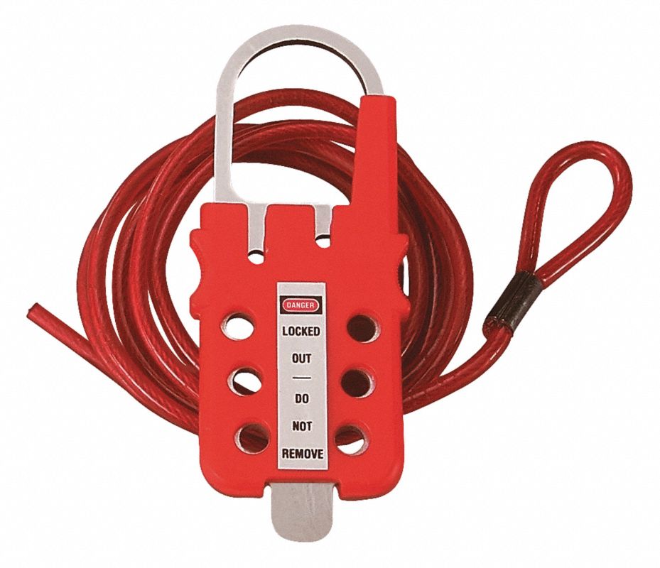 PANDUIT Dispositivo de Bloqueo de Cable Multi-Uso, Acero/Nylon, 6 pies ...
