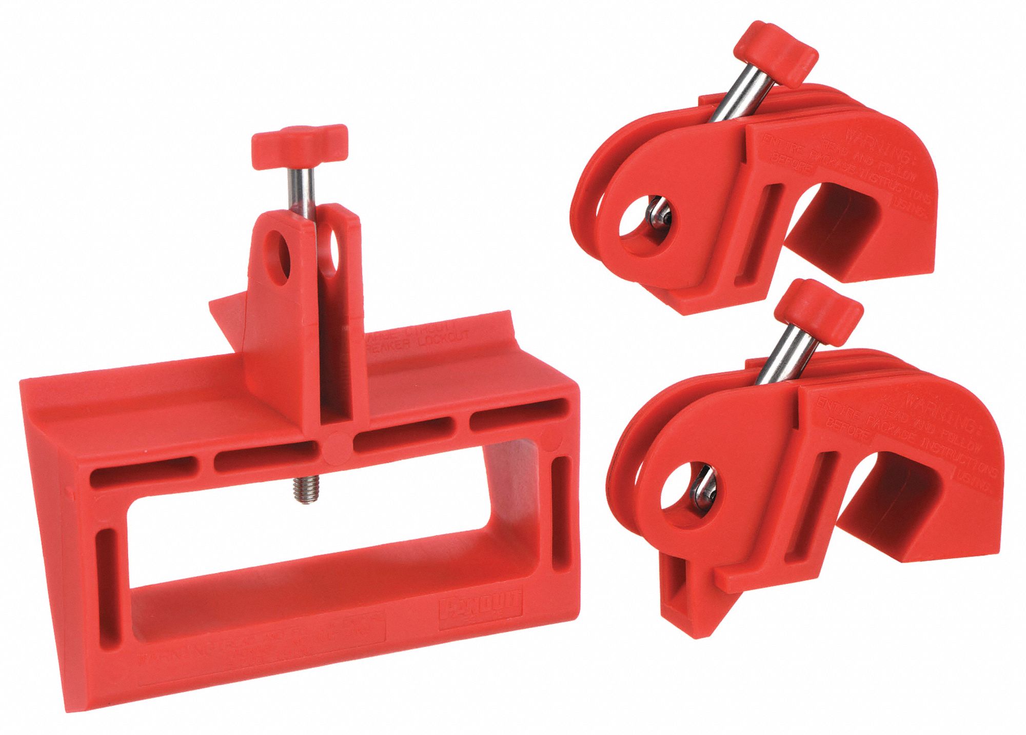 Circuit Breaker Lockout Kit, 120/277, No-Hole Lockout Type, Nylon ...