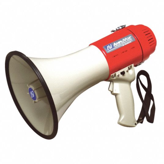 Megaphone, Operating Range 5/8 mile, Peak Output Power (W) 15, Number ...
