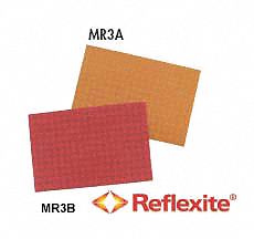 REFLEXITE Reflector Adherible marca REFLEXITE, An. 2", Long. 3.5", Rojo ...