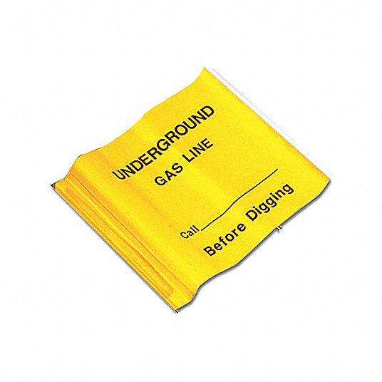 4 in x 5 in Flag Size (HxW), 21 in Staff Ht, Marking Flag - 3LUP7 ...