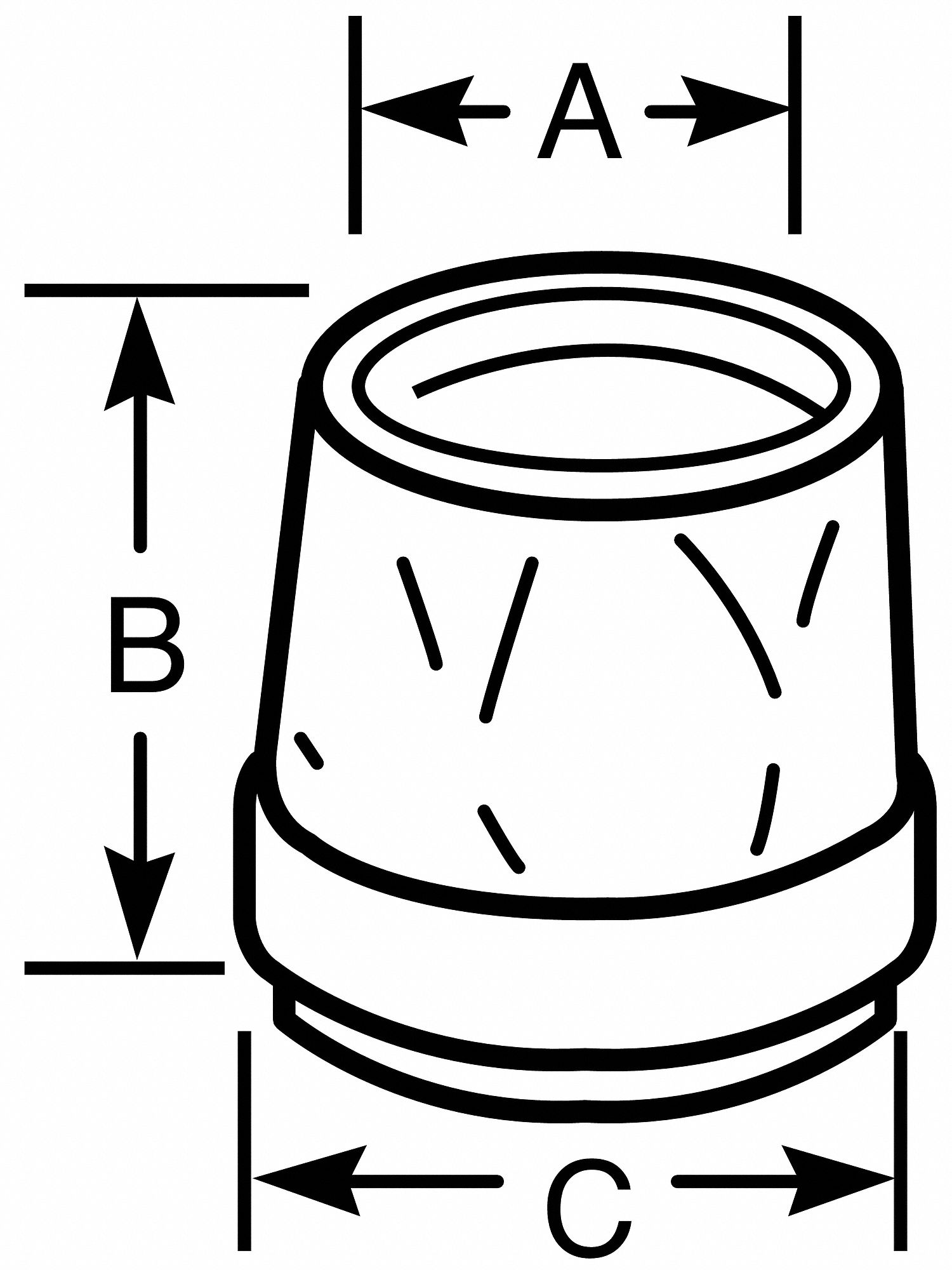 Thomas And Betts Non Metallic Insulated Bushing For Conduit Type Imc