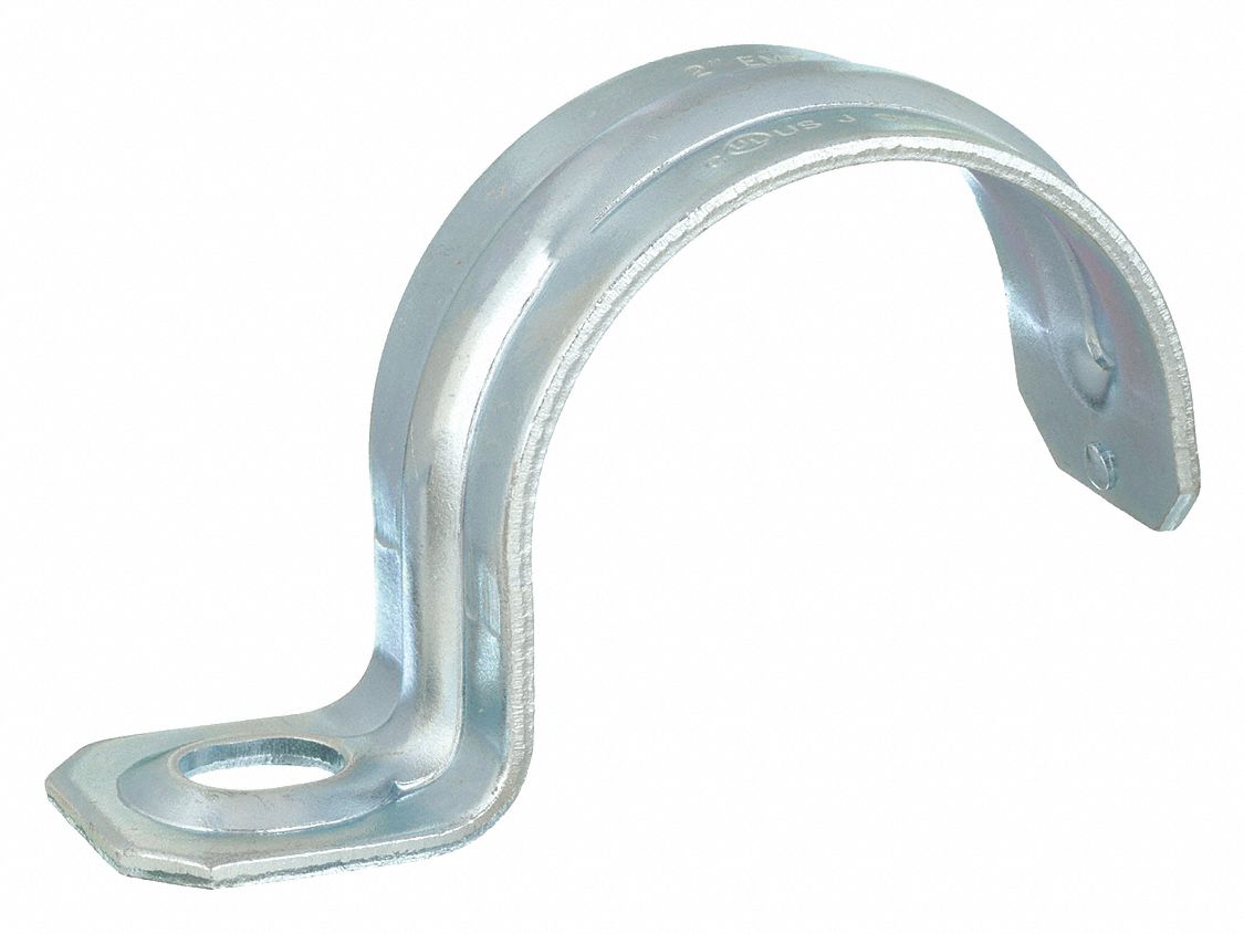 One Hole Conduit Strap, PK 10 - Grainger