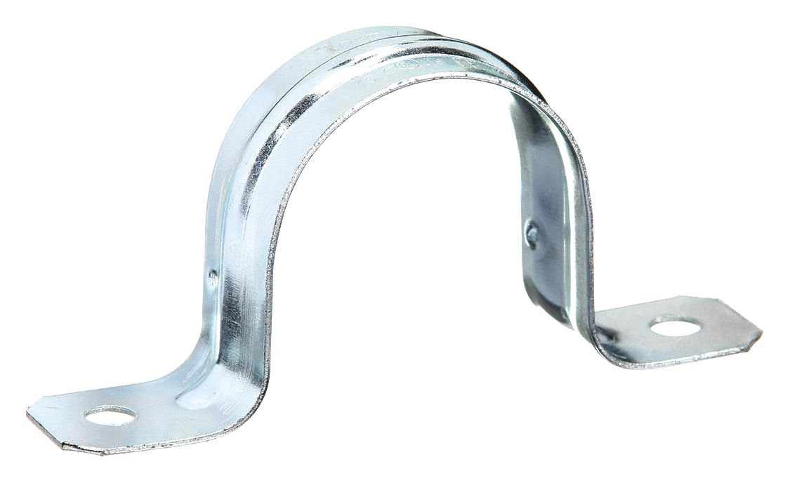 Steel, Two Hole Conduit Strap - 3LV32|3LV32 - Grainger