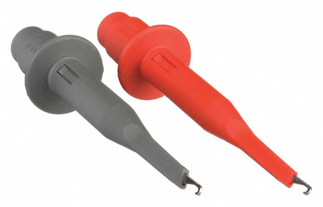 FLUKE, Clips, Probes & Connectors, Hook Clip, Hook Clip - 3LW12|HC120 ...